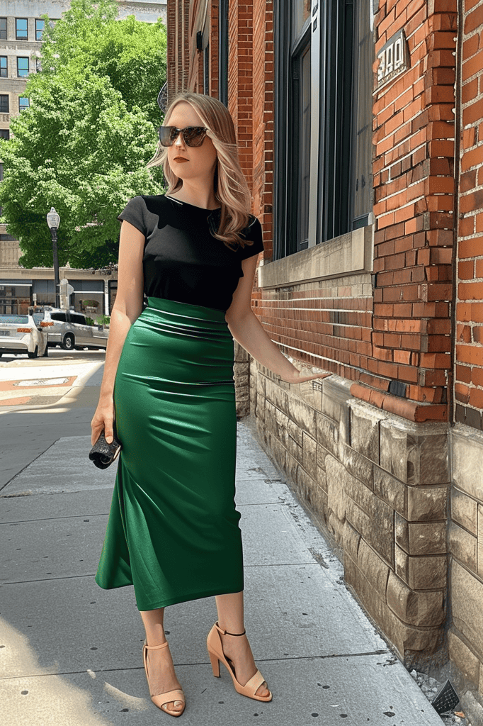 Long pencil skirt outfit ideas - Outfit Harmony